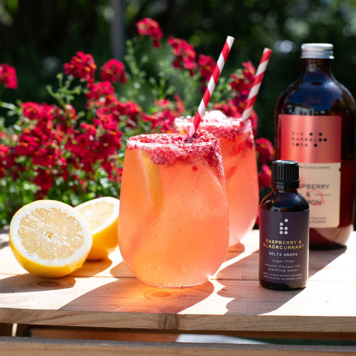 Raspberry Blackcurrant Lemonade – Six Barrel Soda Australia