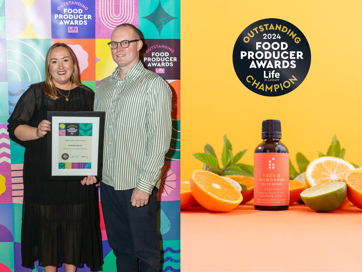 Champion Drink: Yuzu & Mandarin Seltz Drops! – Six Barrel Soda Australia