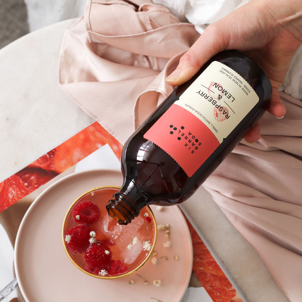Raspberry & Lemon Soda Syrup – Six Barrel Soda Australia