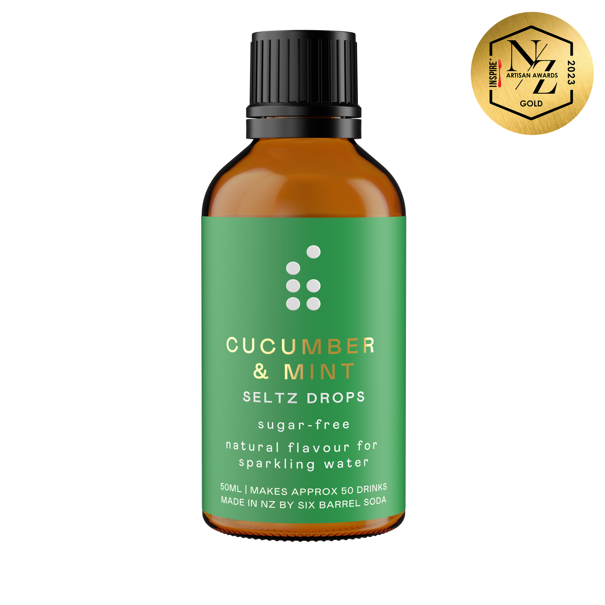Cucumber & Mint Seltz Drops – Six Barrel Soda Australia
