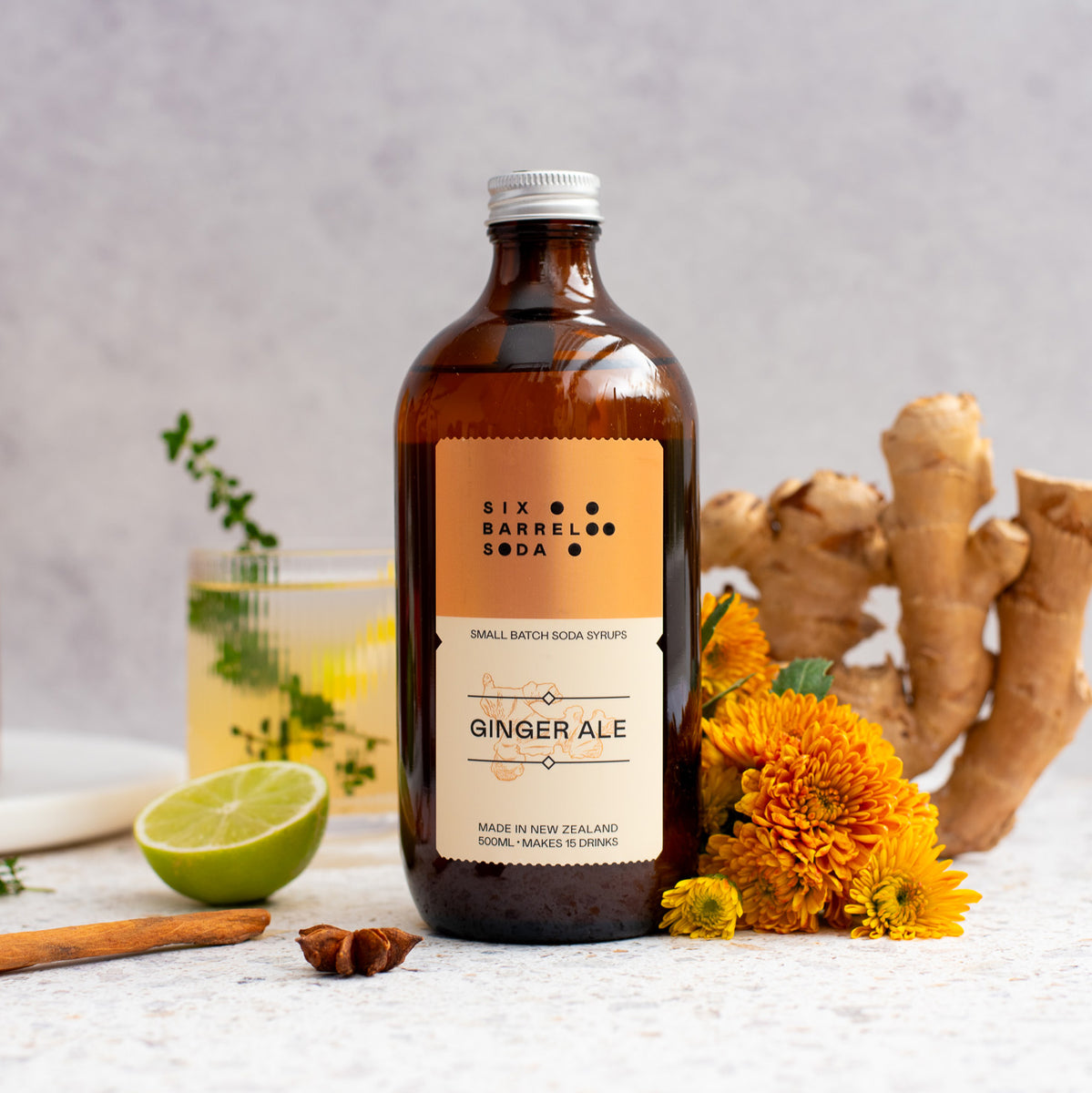 Ginger Ale Soda Syrup – Six Barrel Soda Australia